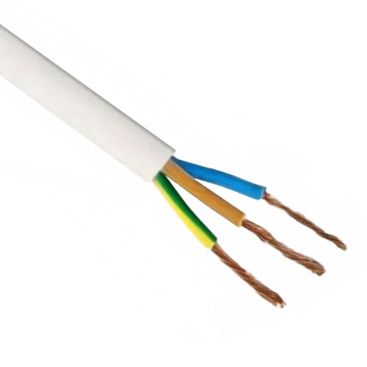 Провод ПромЭл ПуГВВ-П/пгввп 3х1,5, 5 м, ГОСТ гибкий круглый, ГОСТ