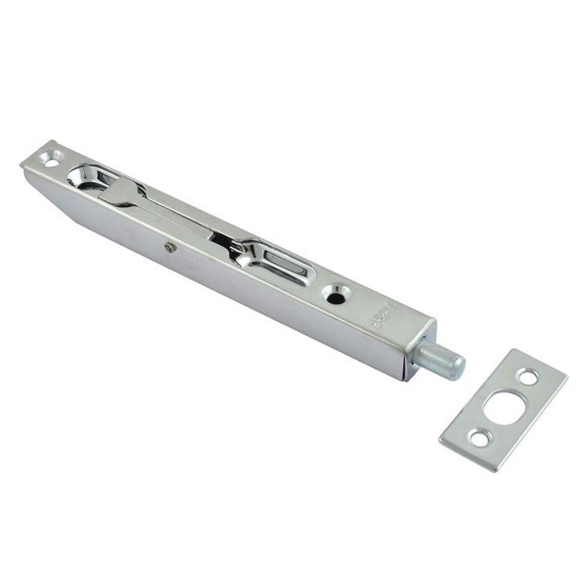 Ригель торцевой Нора-М хром, 5 1-2", СР, сталь, вылет 13 мм