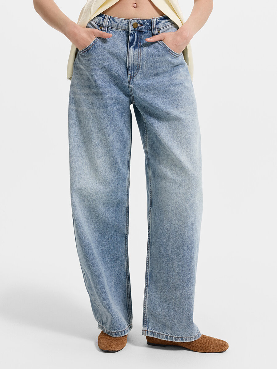 Джинсы багги 