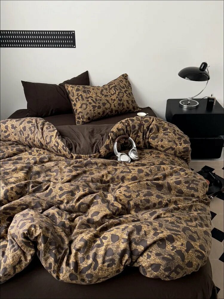 Комплект постельного белья, Двуспальный, наволочки 48x74