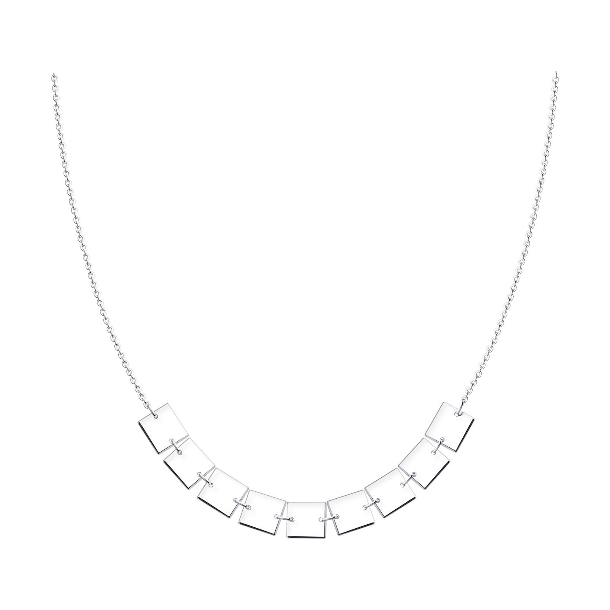 Колье Diamant online, серебро, 925 проба, родирование
