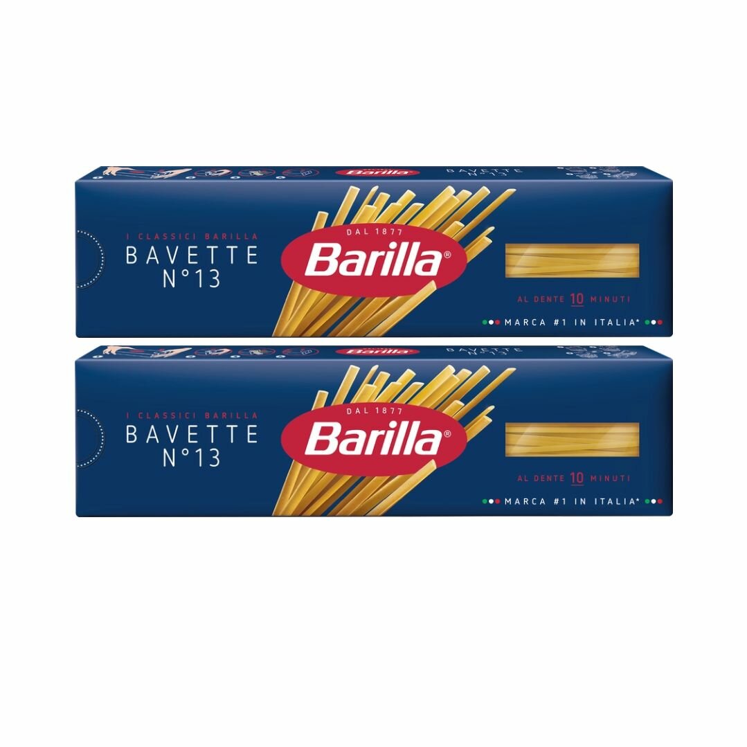 Макароны BARILLA Bavette №13, 450г/ 2 упаковки
