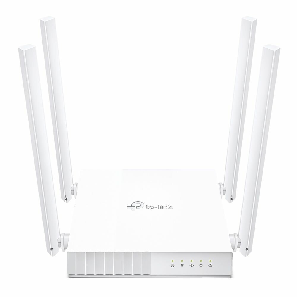 Wi-Fi Роутер TP-Link Archer C24, AC750, 5xRJ45 100Мбит/с, режим роутер/ретранслятор, двухдиапазонный