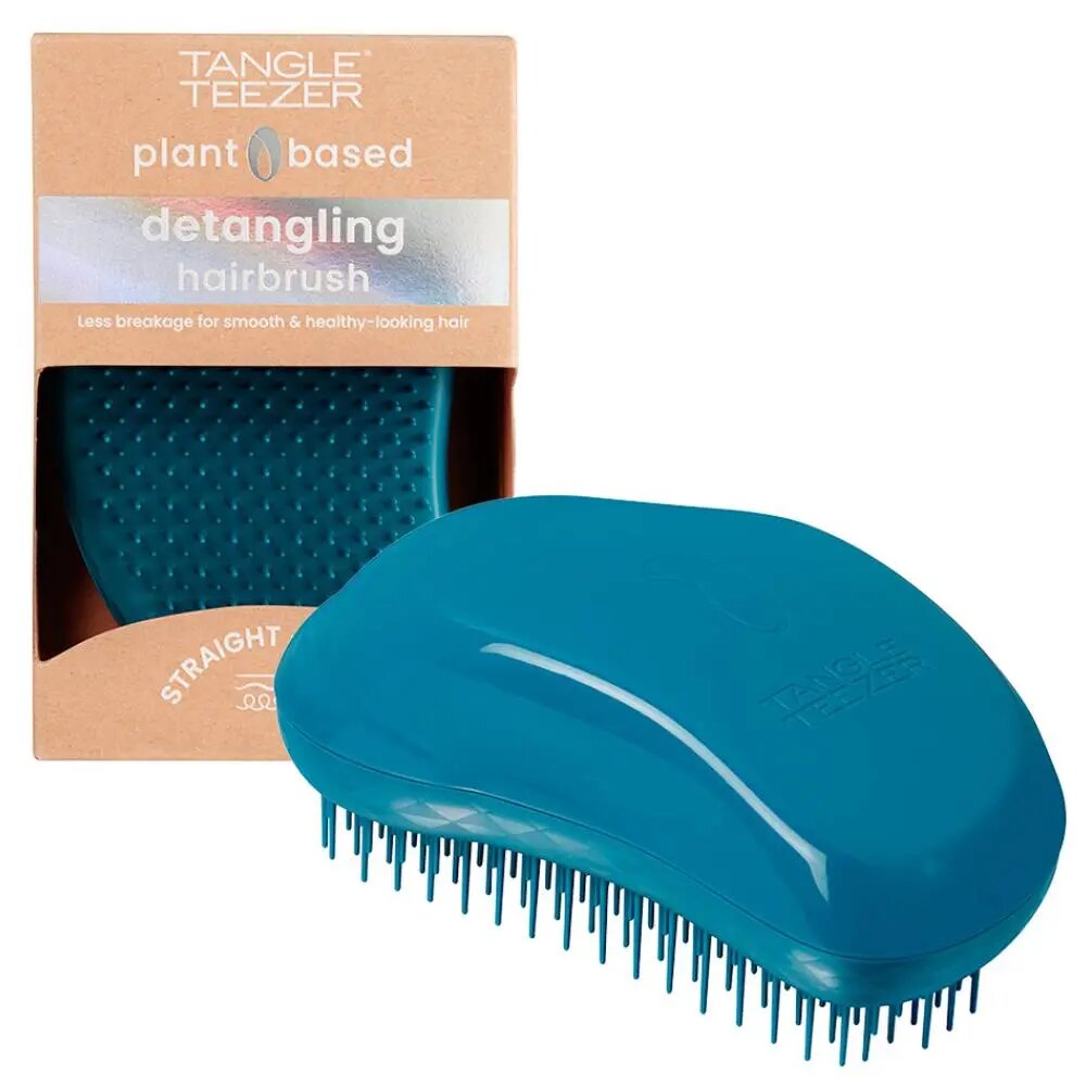 Расческа для прямых и волнистых волос Plant Brush Deep Sea Blue