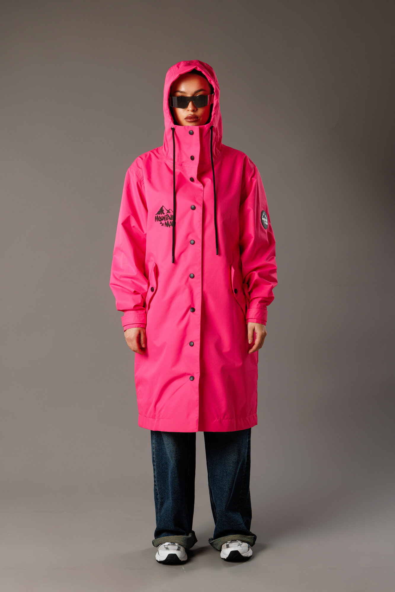 Плащ-дождевик Розовый Be wild and free