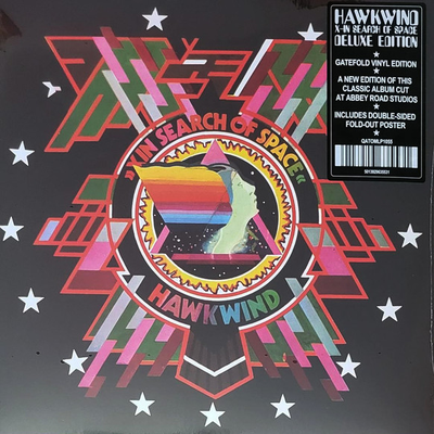 Hawkwind - X In Search Of Space, 1LP Gatefold, BLACK LP