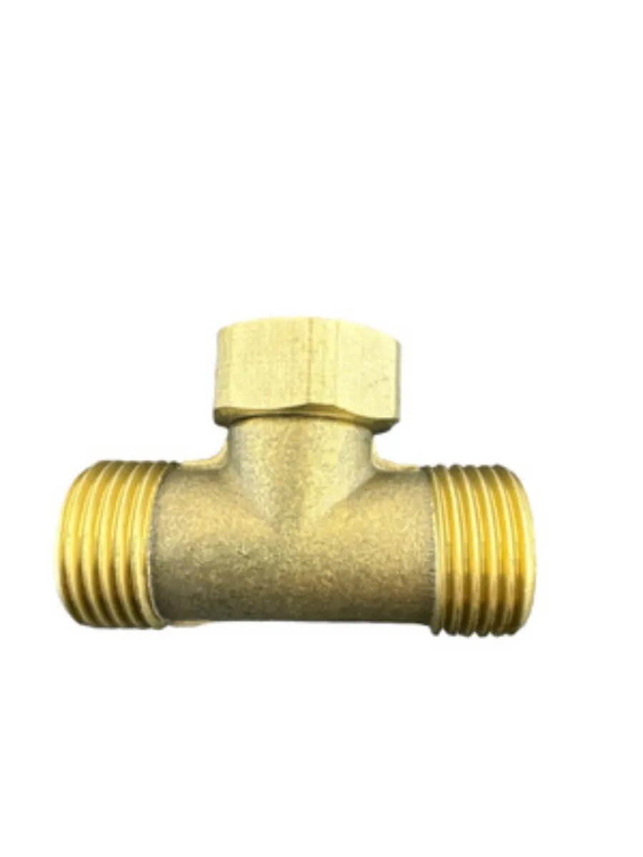 Фитинг Тройник 1/2" ш/г/ш латунный для труб и смесителей