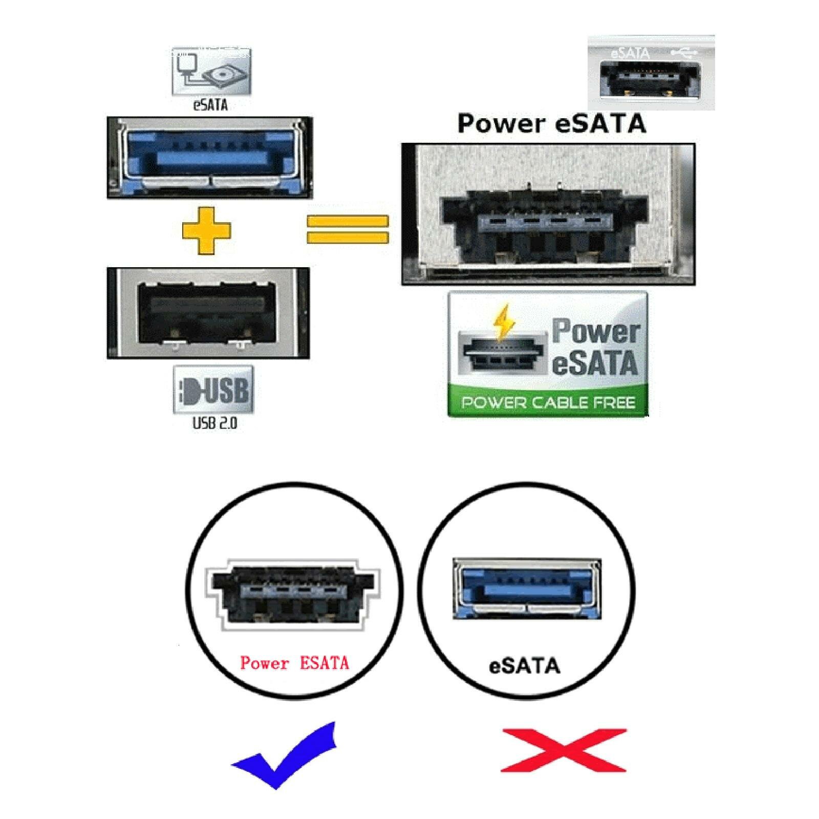 Кабель SATA–eSATA/USB — фото 1