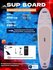 QUASHLEY SUP-доска для серфинга 335 см x 81 см, надувная, комплект с веслом, нас...
