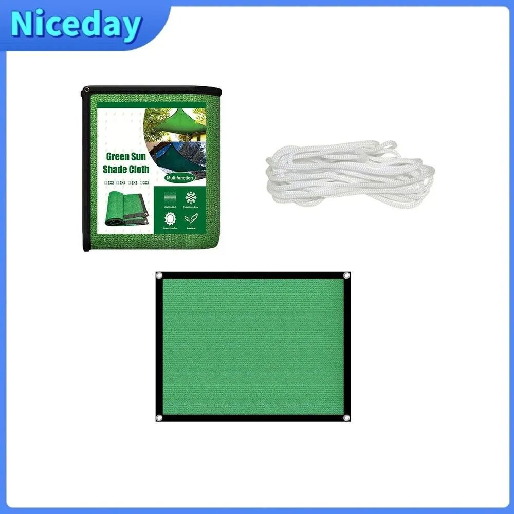 Green Sun Shade Cloth Shade Sail Green Rectangle Sun Shade Sail Cover Canopy for Patio Garden Outdoor 2x2 2x3 3x3 3x4
