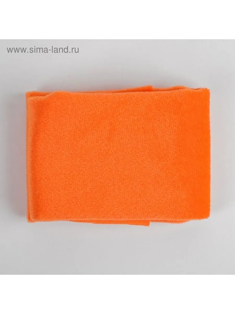 Мягкий оранжевый лоскут для творчества 53x50 см