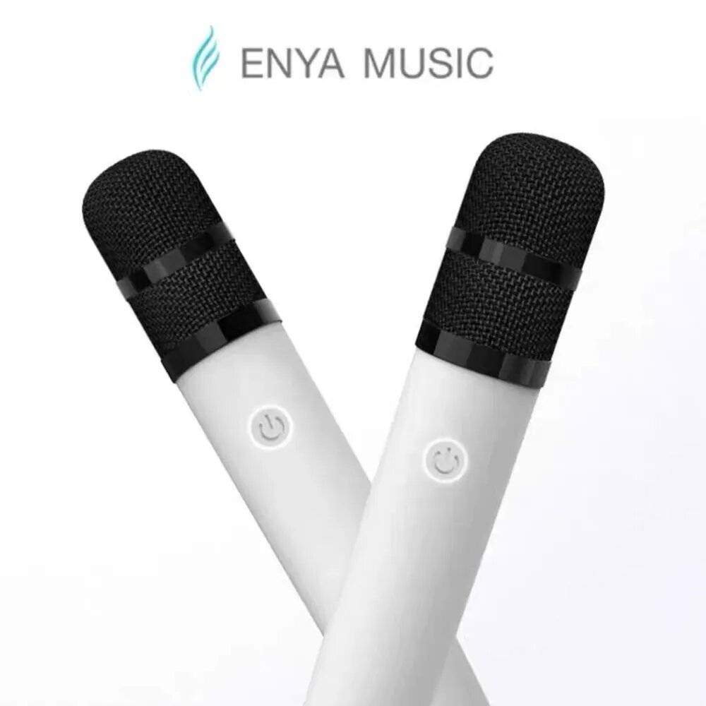 Беспроводной микрофон ENYA для струнных инструментов, белый цвет, портативный