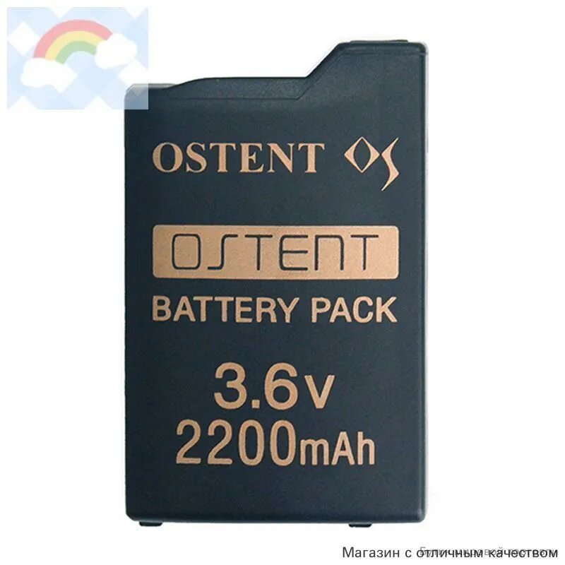 Аккумулятор OSTENT Battery Pack 3.6V 2200mAh для PSP 1000 / PSP Fat Black