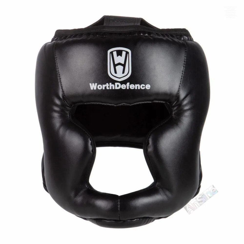 Шлем защитный WorthDefence для карате, тайского бокса, свободного боя, размер L, черный