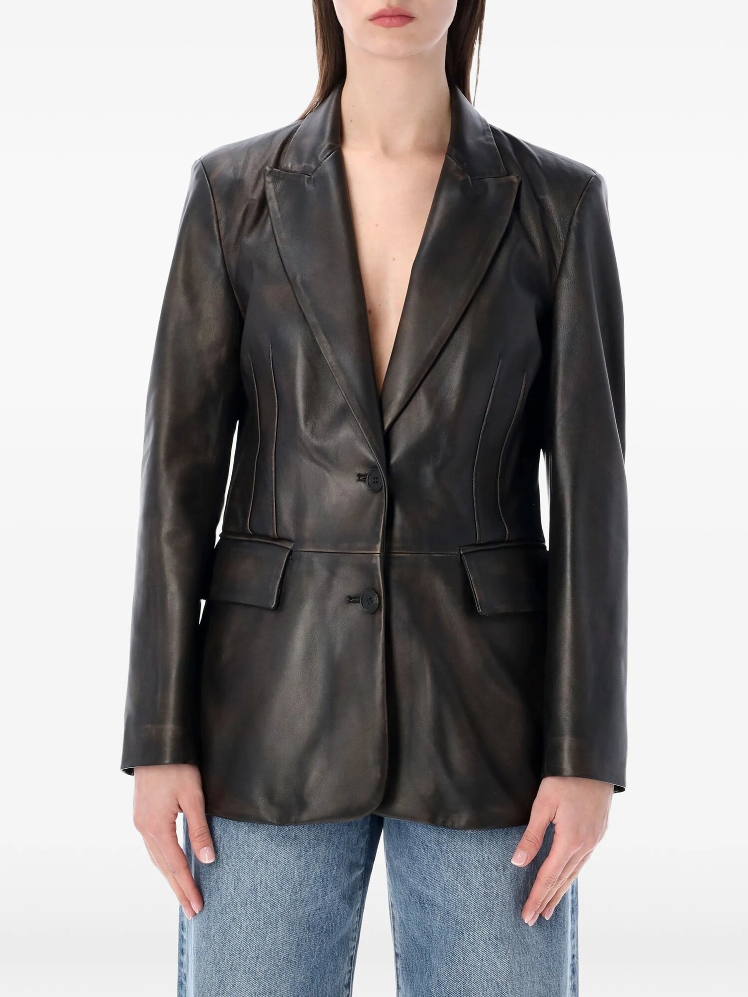 Пиджак Notched lapel blazer