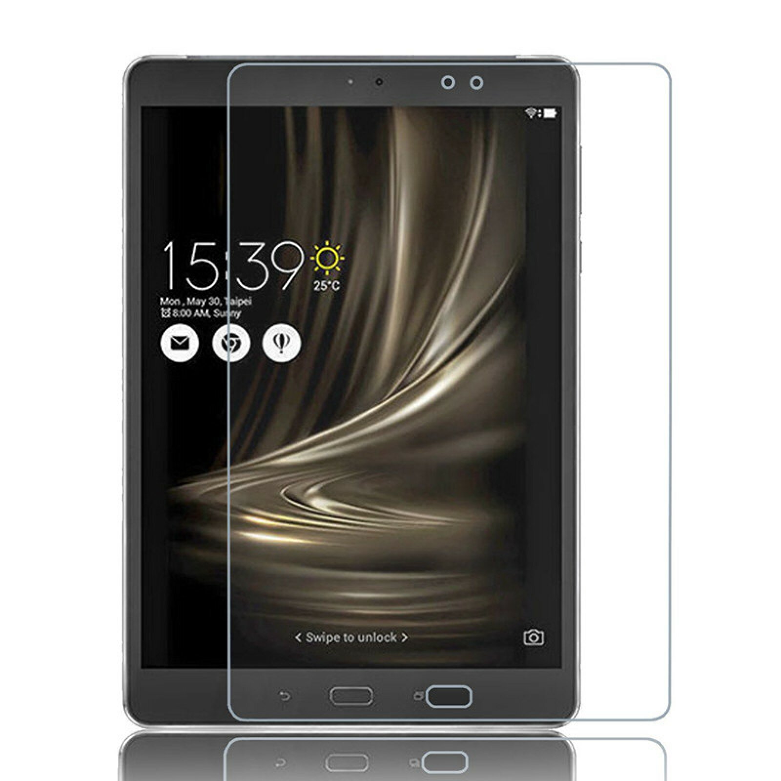 Защитное противоударное стекло MyPads для планшета ASUS ZenPad 3s 10 и ZenPad 10 Z500M с олеофобным покрытием