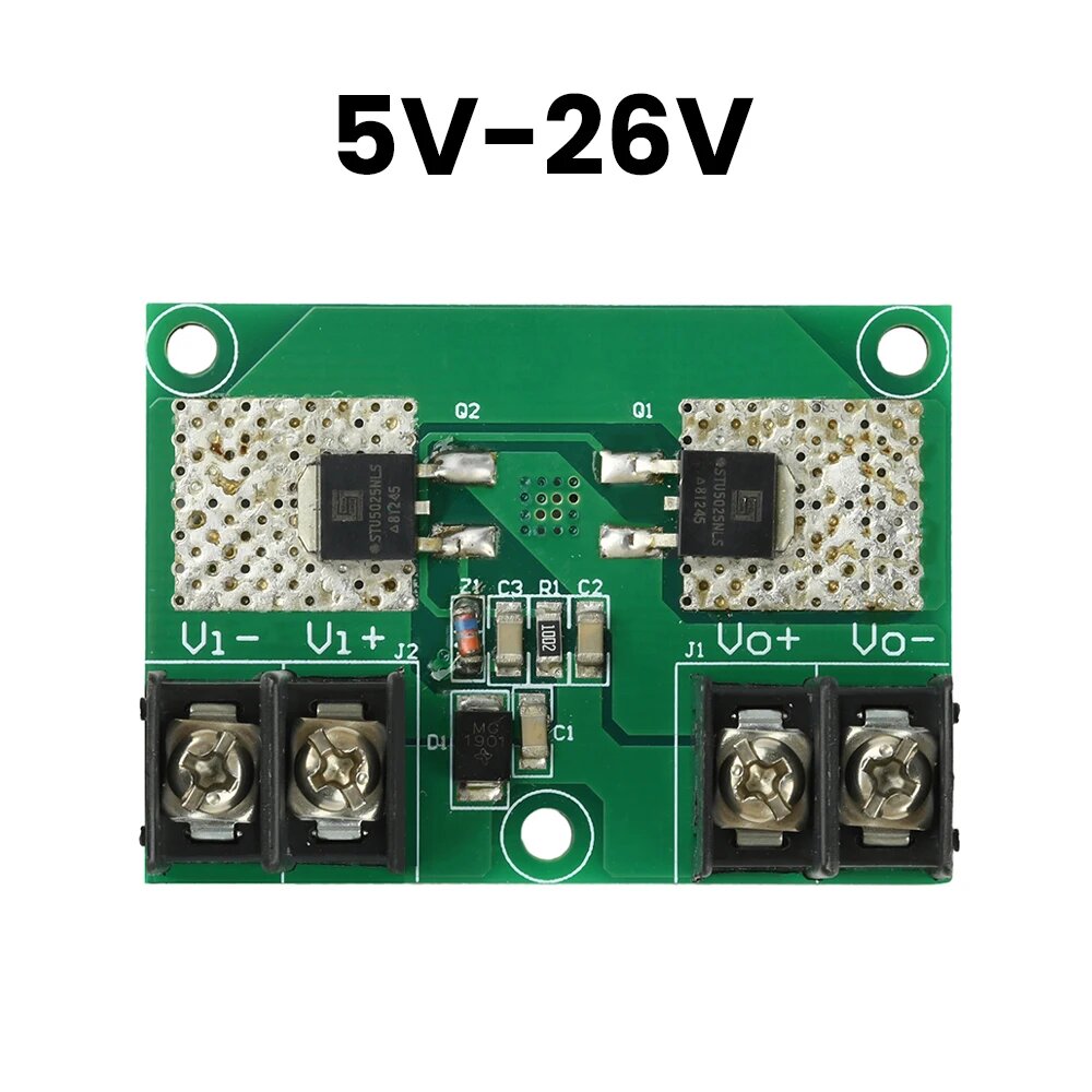 Модуль защиты от обратной полярности Aideepen 10А 5V-26V