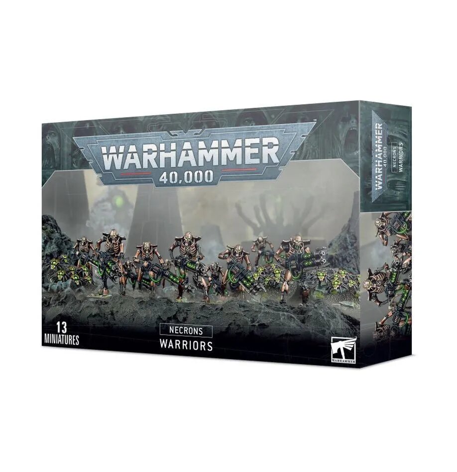 Набор миниатюр Warhammer 40000 Necrons Warriors 13 миниатюр Фигурки для сборки
