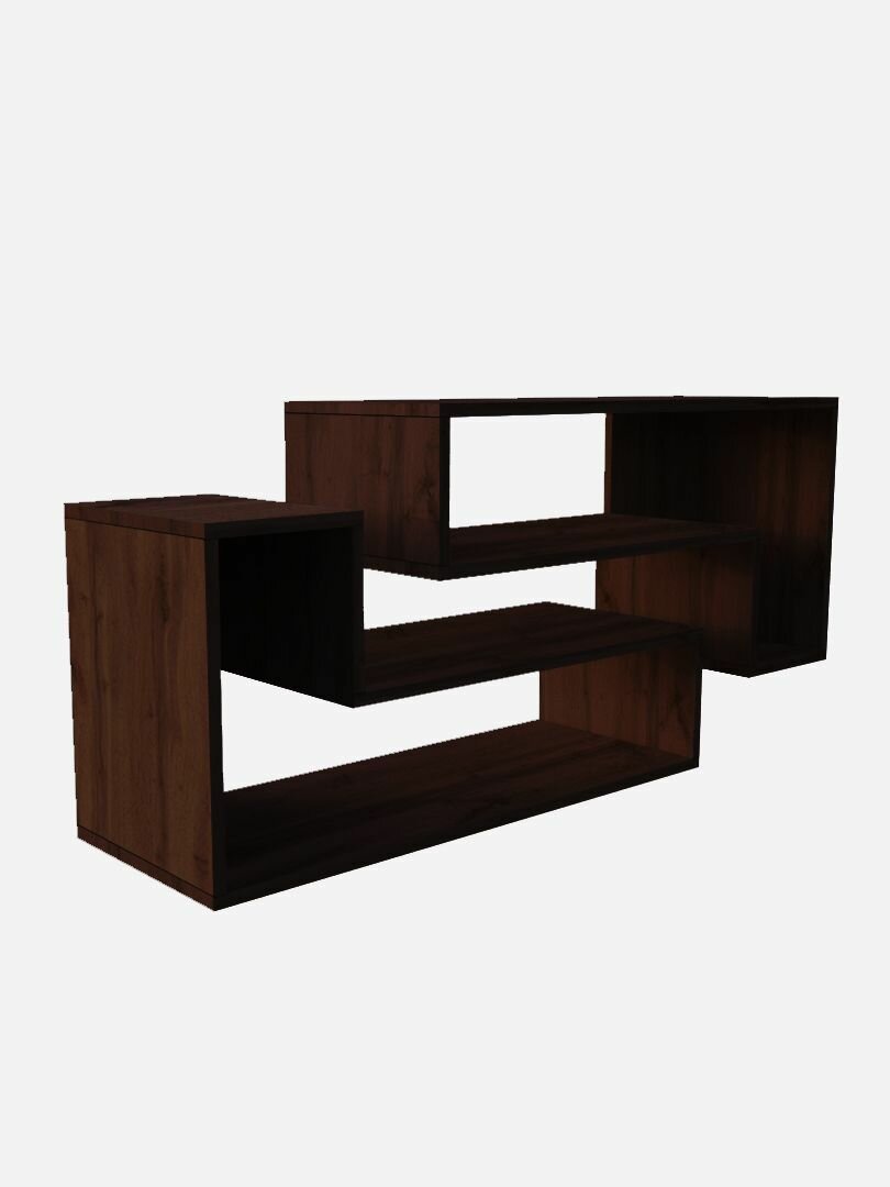 Тумба-тетрис Моё Кредо "Венге", для телевизора, напольная, настенная, ЛДСП