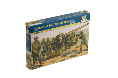 Сборная модель "Пушка Cannone da 149/40 with crew" (1:72), артикул 6165