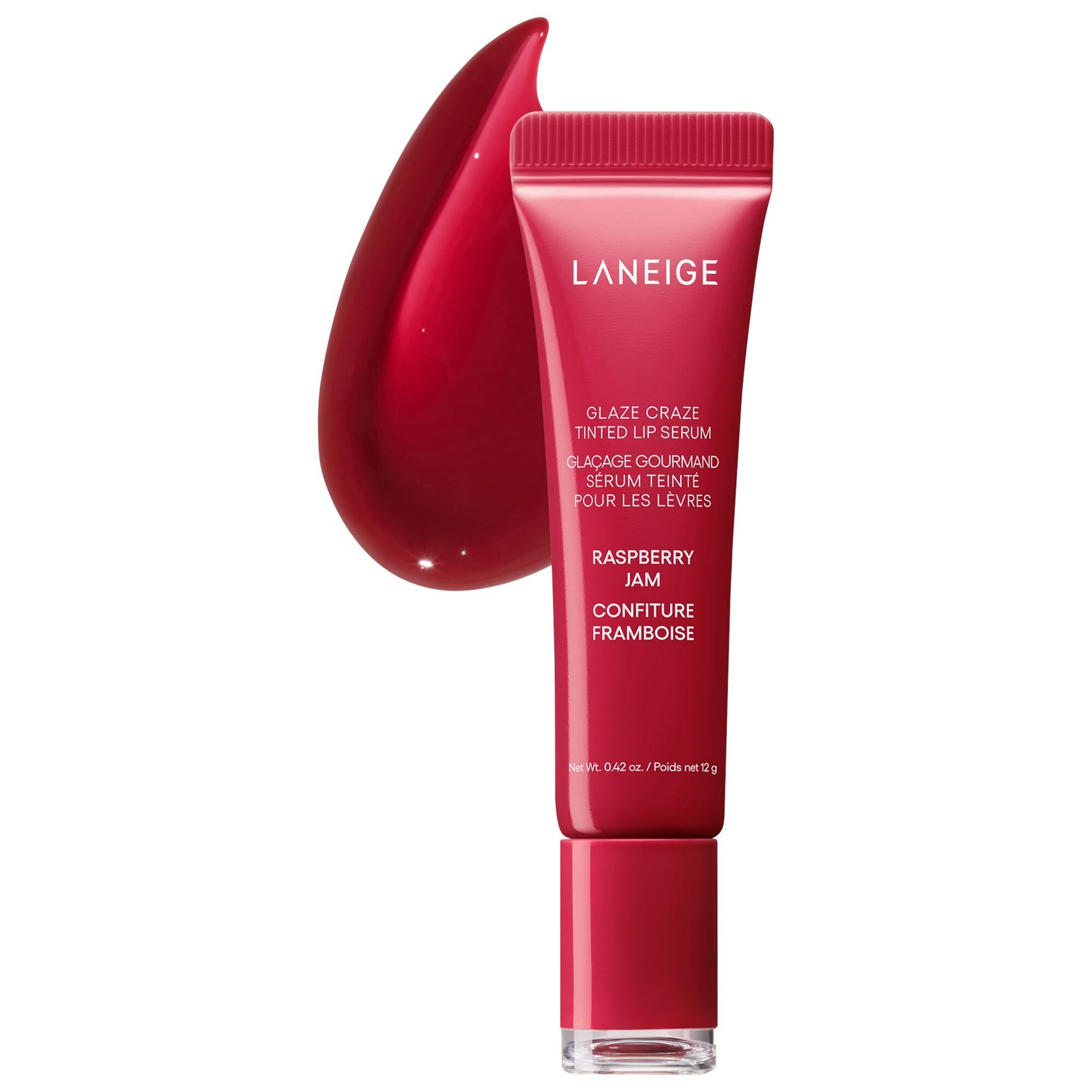 LANEIGE Тинт сыворотка для губ Glaze Craze Tinted Lip Serum - Raspberry Jam 12гр