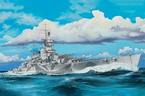 1/350 Итальянский военно-морской линкор Венето в 1940 году.