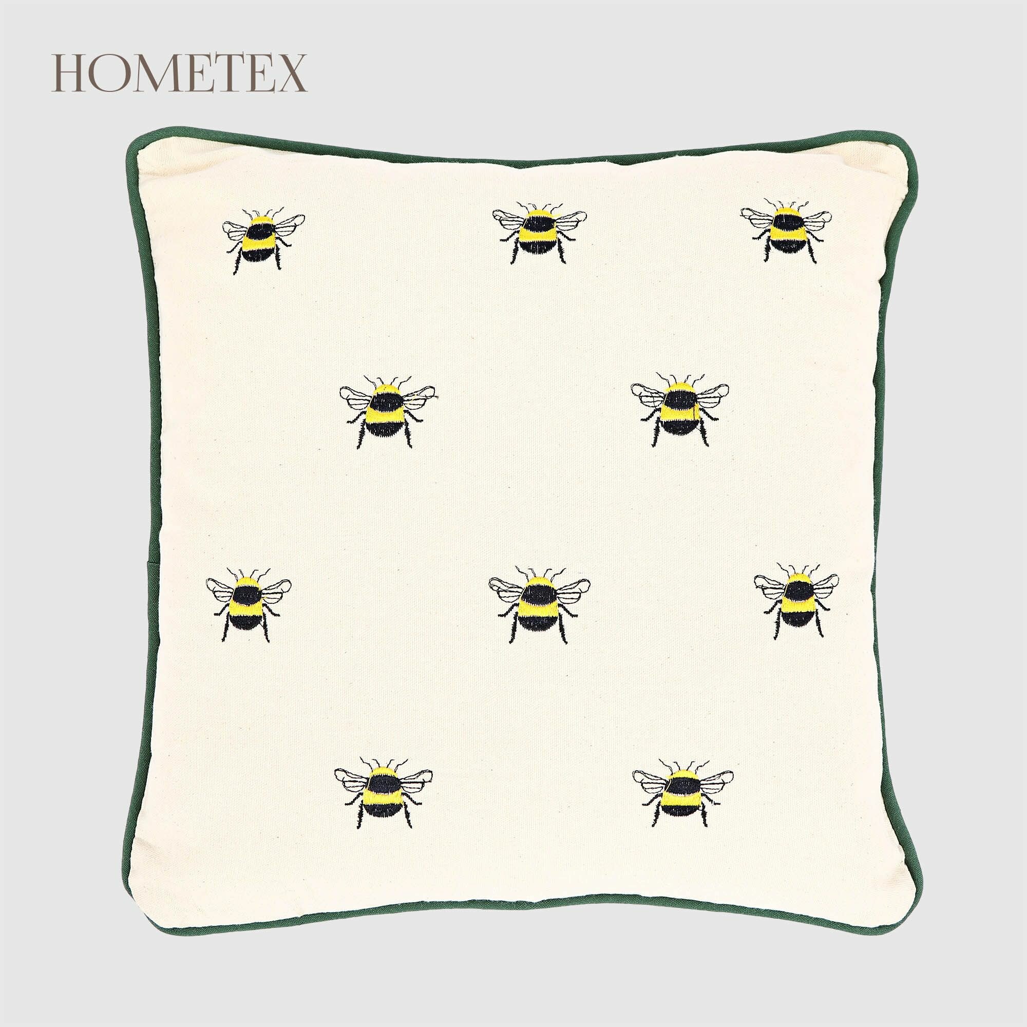 Подушка декоративная Hometex с вышивкой пчёлка 45x45 см