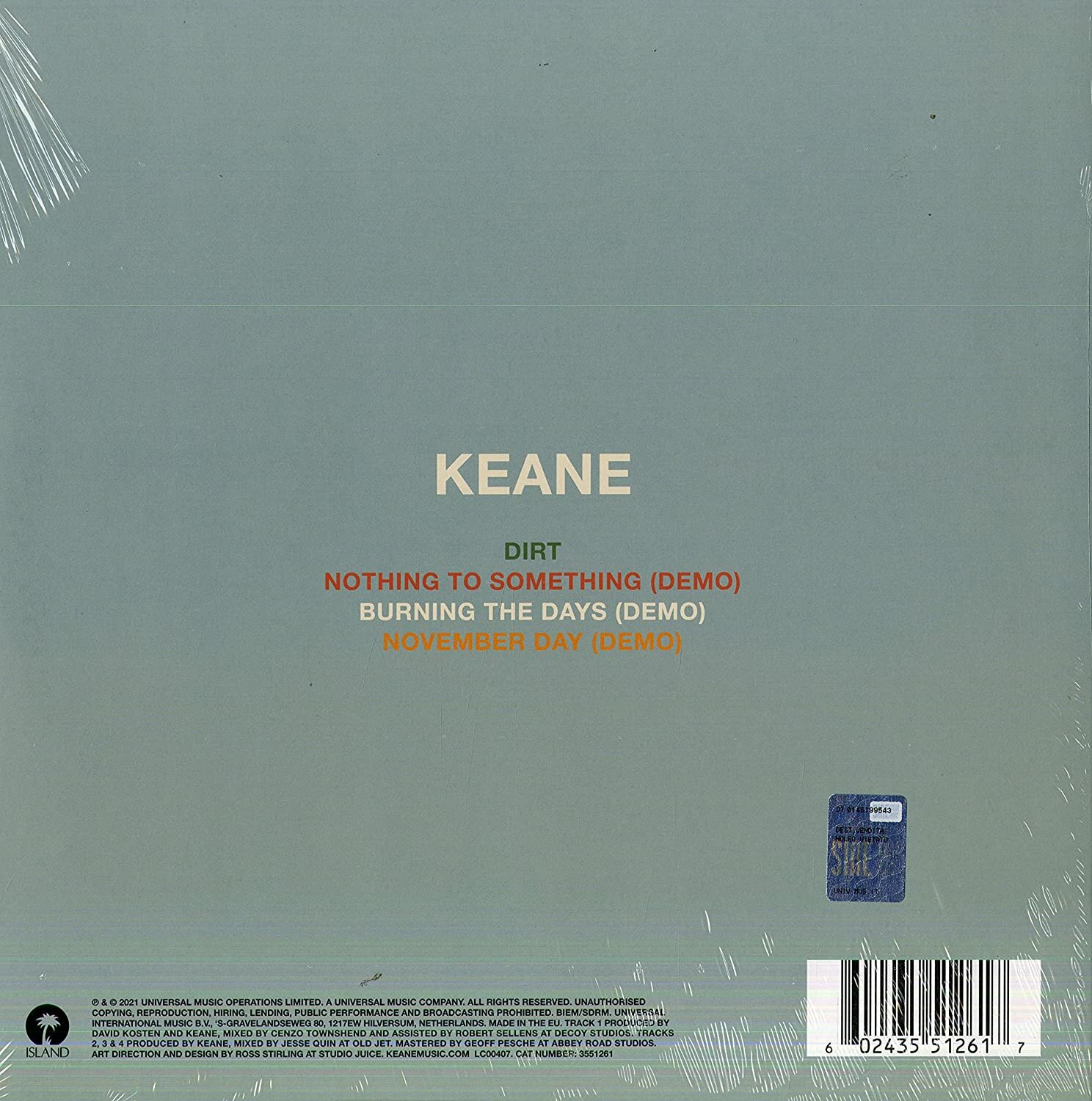 KEANE Dirt (12 EP)