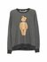 Толстовка Undercover Bear print sweatshirt, размер 48, , серый