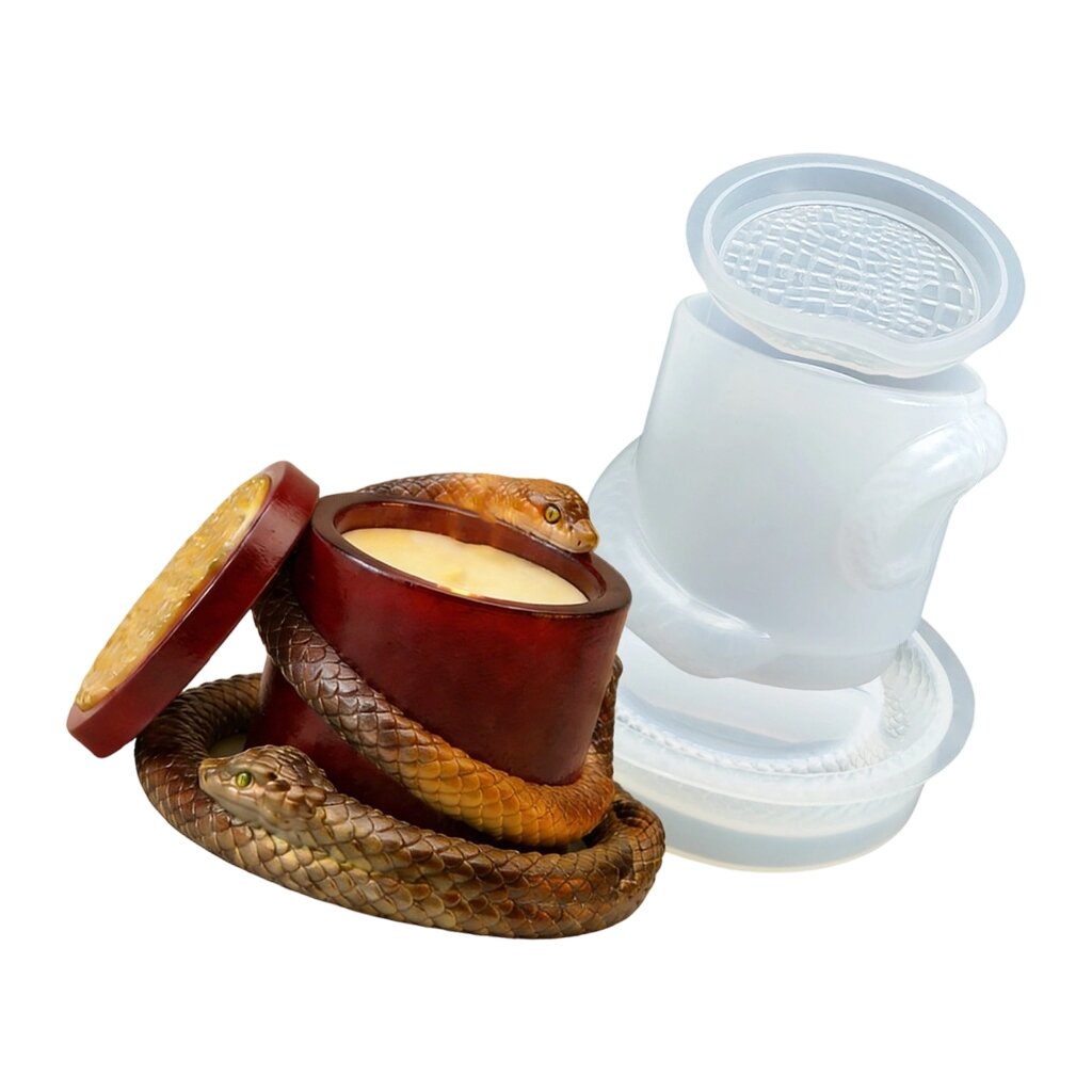 Набор из 1 элегантной силиконовой формы для литья декоративных цементных изделий