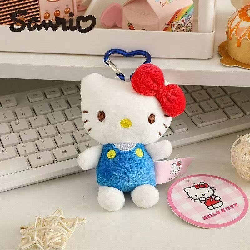 2026 Оригинальный брелок-кулон Hello Kitty, украшение для рюкзака в виде котика Hello Kitty, подарок для женщин