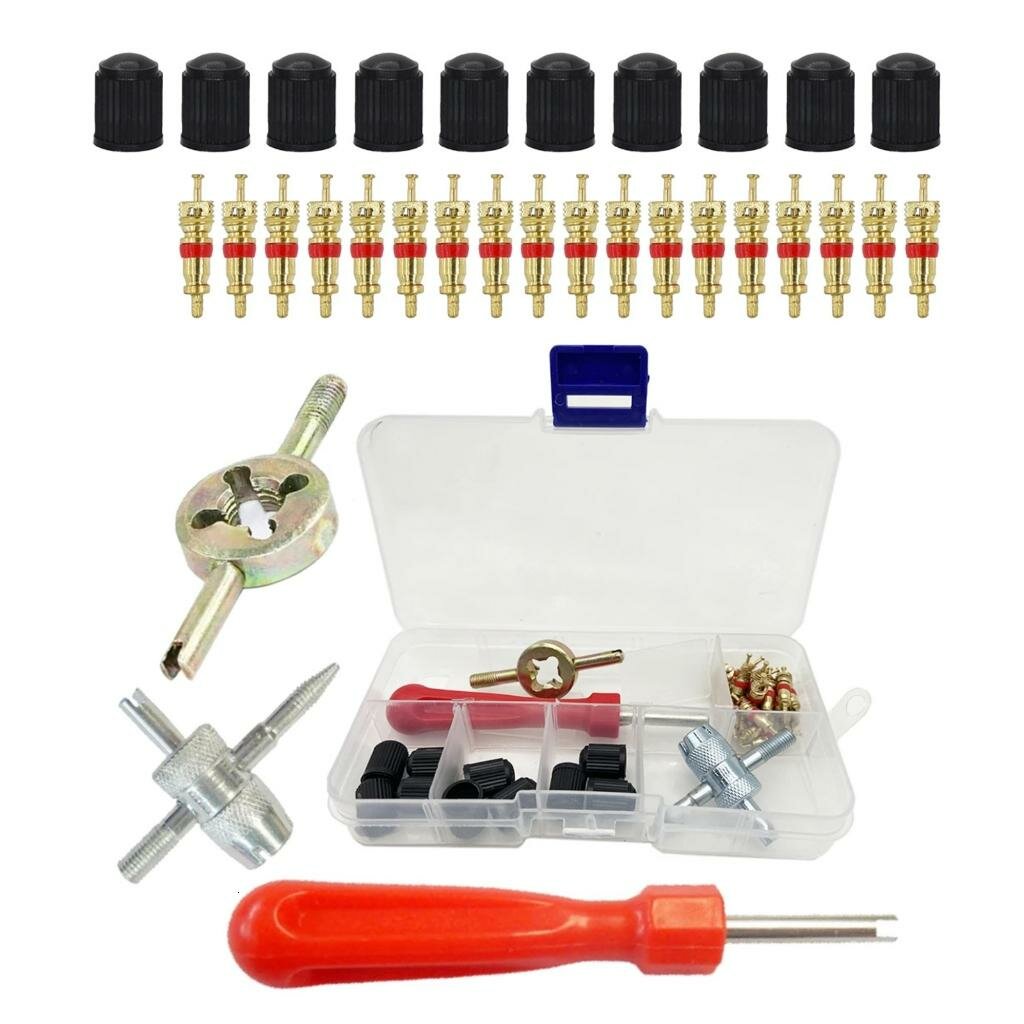 Набор из 33 клапанных золотников для автомобильных шин, A