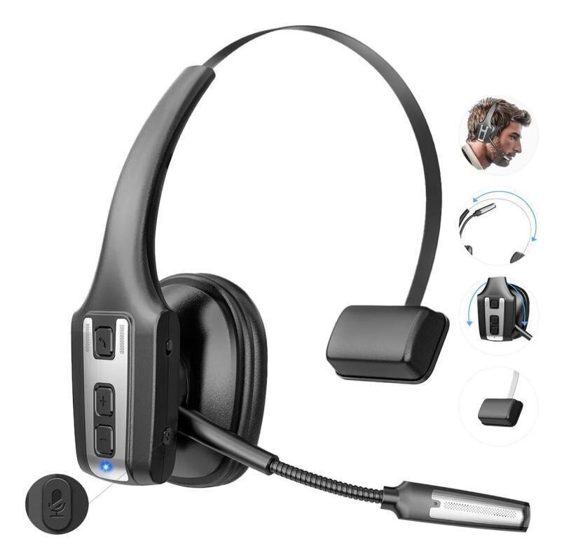 Bluetooth-гарнитура с шумоподавлением, гарнитура с ушным крючком