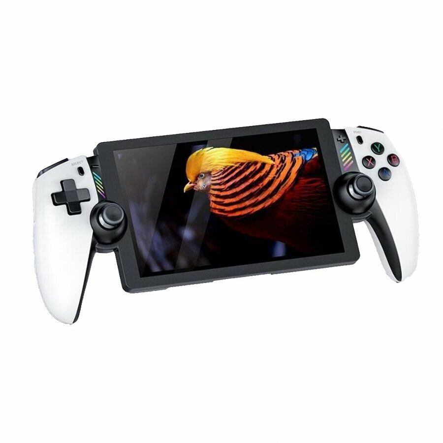 SJGAM M28 256GB ROM PS2 симулятор приставка ретро игровая консоль портативная, Linux система, 7.1 inches 1024*600 IPS-экран