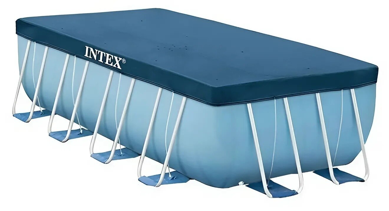 Тент для каркасного бассейна Intex 28037 Rectangular Frame, 400x200см