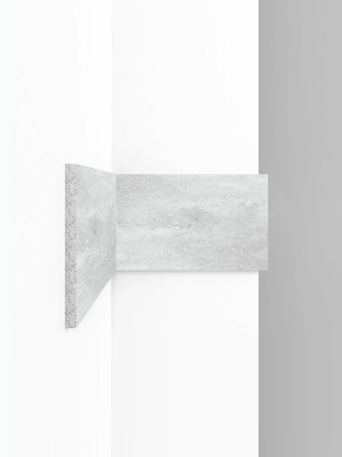 Декоративные стеновые панели из дюрополимера DECOMASTER (декомастер) для внутренней отделки стен 100х7х2900 мм D310-1634 ДМ белый кварц