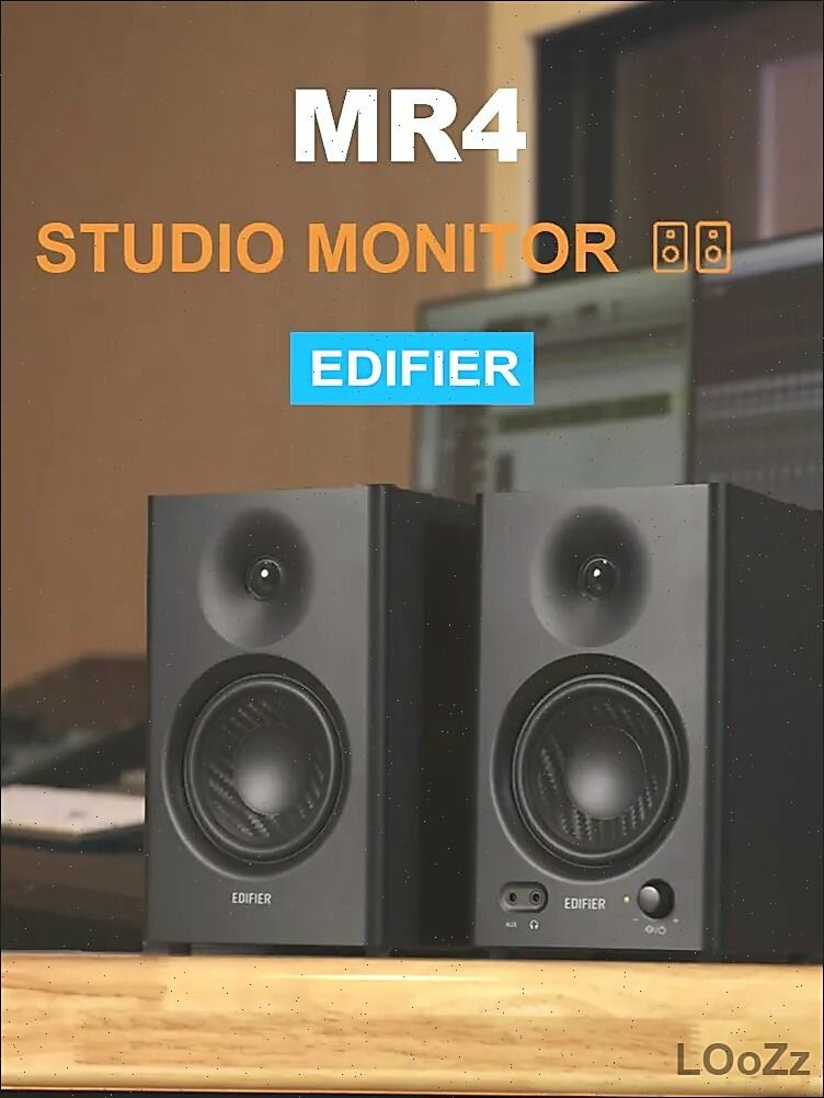 Студийный монитор Edifier MR4, (Черный, пара)