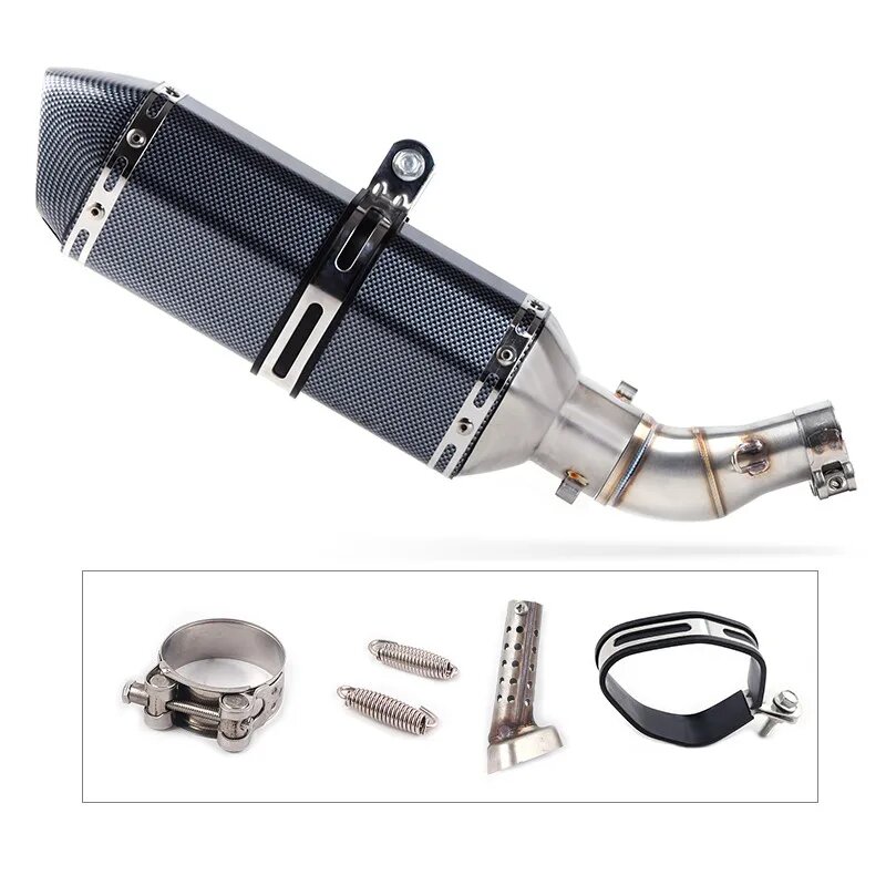 Выхлопная Система Yamaha YZF-R3 R25 R30 2014-2019 MT03, Высококачественный Глушитель same photo
