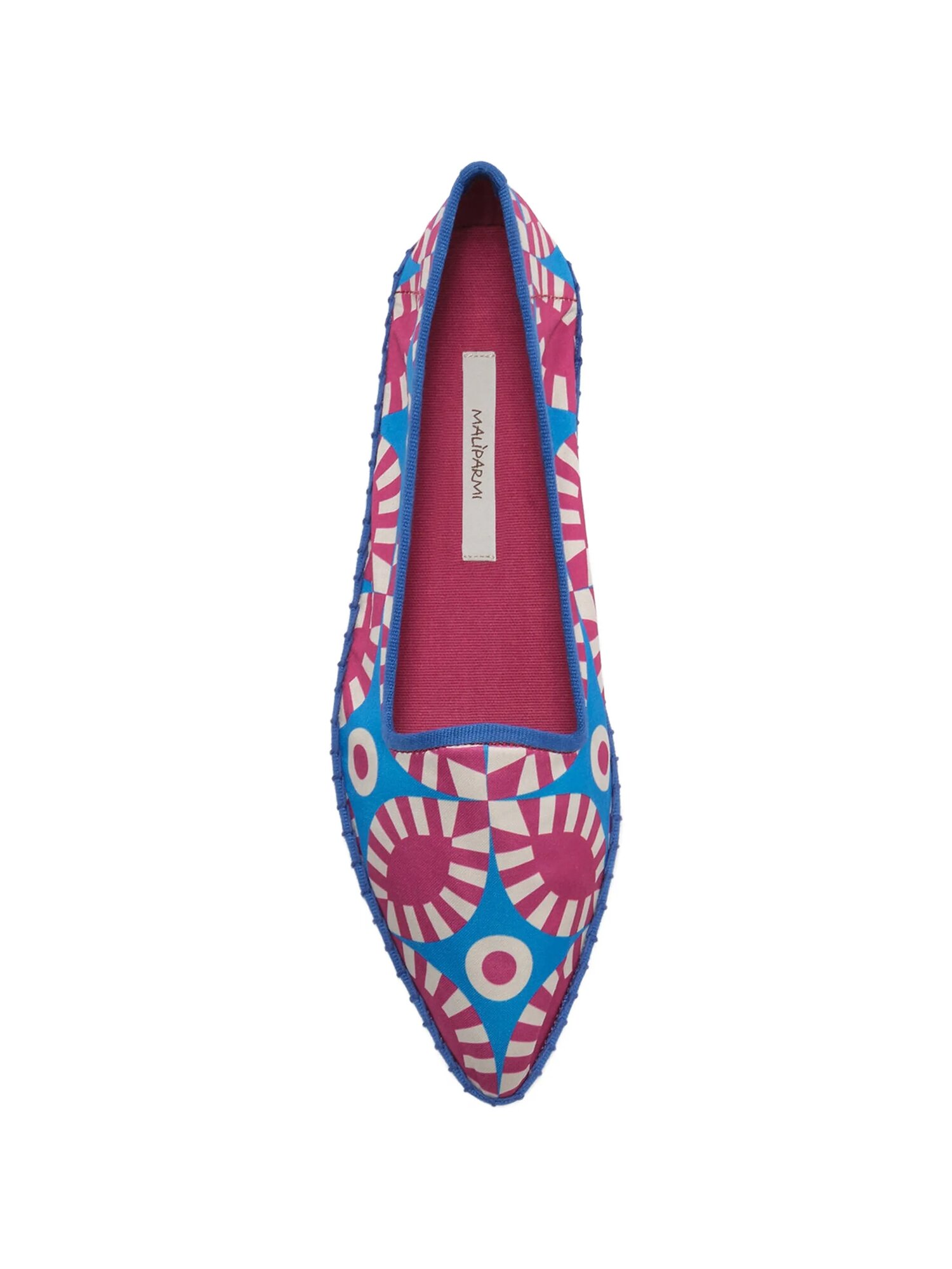 Балетки Maliparmi Printed ballet flat, размер 41, pink — фото 1