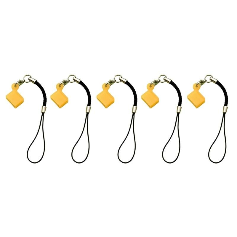 Силиконовые чехлы для USB-флешек (5 шт.), Оранжевый