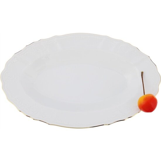 Блюдо Bernadotte "Отводка золото" овальное 24 см