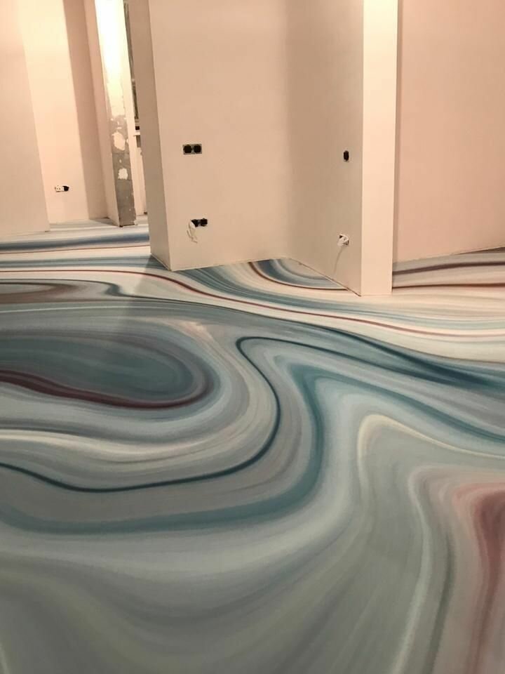 Наливной пол эпоксидный 6 кг,5 м кв. 2х компонентный прозрачный.