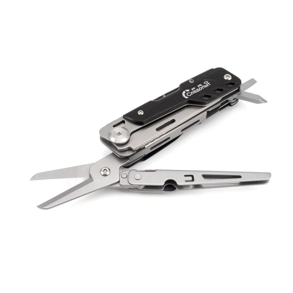 Мультитул "следопыт Pro" 6 предметов, разделяемый корпус, в чехле и коробке, PF-MT-28