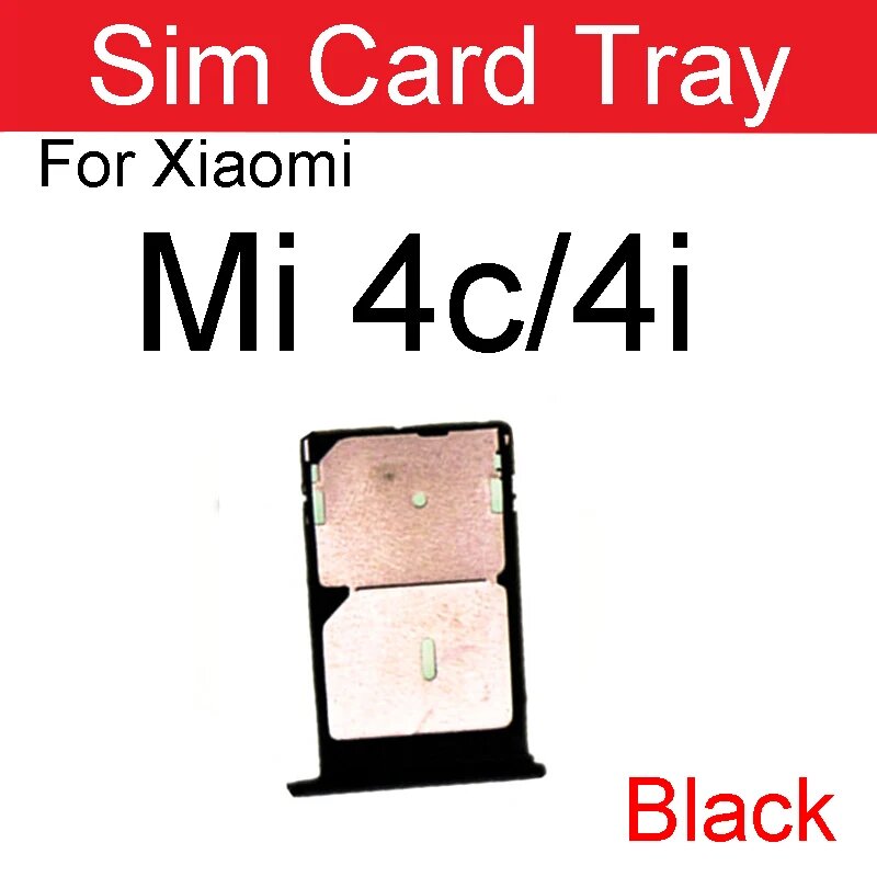 Держатель SIM-карты для Xiaomi Mi 4c/4i, черный