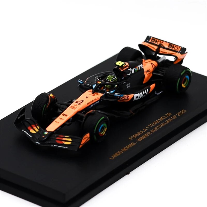 Модель автомобиля McLaren MCL39, no.4 AUSTRALIAN, 1:64