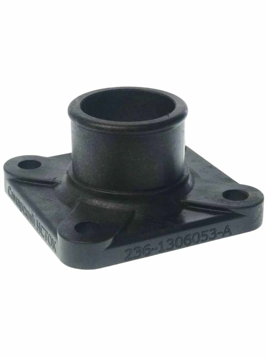 Патрубок коробки термостата (пластик) (ЯМЗ)