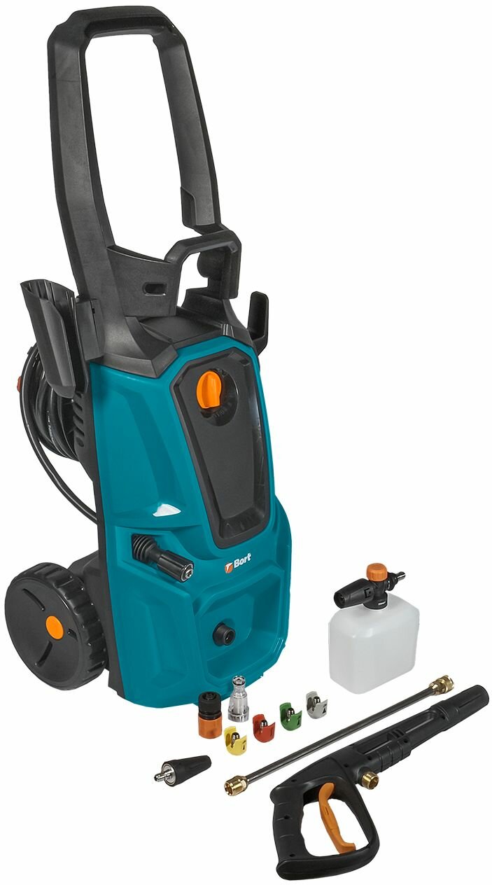 Мойка высокого давления Bort BHR-2700-R, 2500Вт, 480 л/ч, 180Бар, богатая комплектация