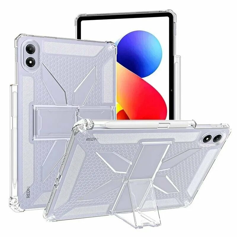 Чехол для Xiaomi Redmi Pad 2 Pro 12.1 дюймов 2025 TPU стенд таблетки крышки Redmi Pad 2 Pro 12.1" корпуса планшетов, трансформируется в подставку, из мягкого силикона