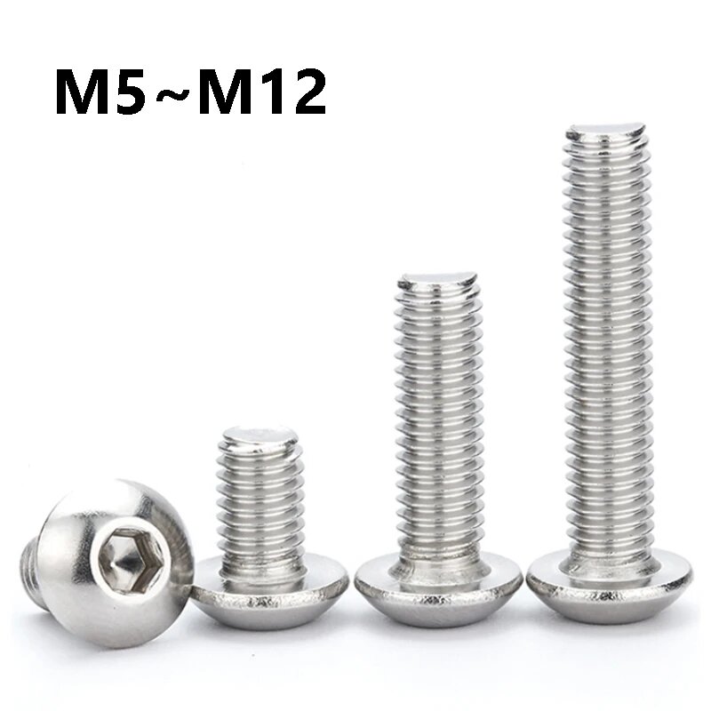 Винты M5х28мм из нержавеющей стали 304 (10шт)
