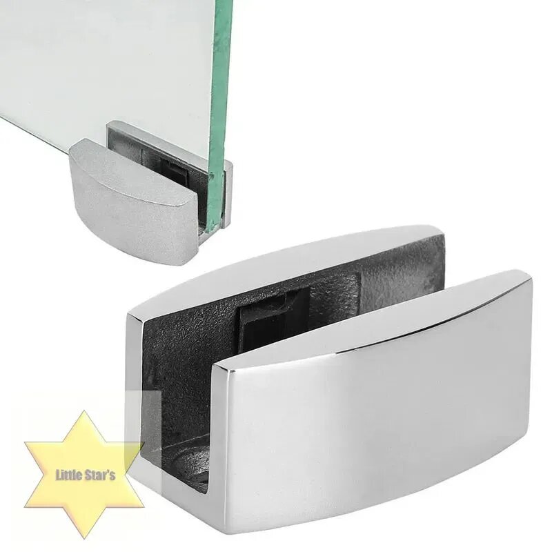 Роликовая направляющая для стеклянных дверей Jecisep, матовая обработка, безрамная конструкция